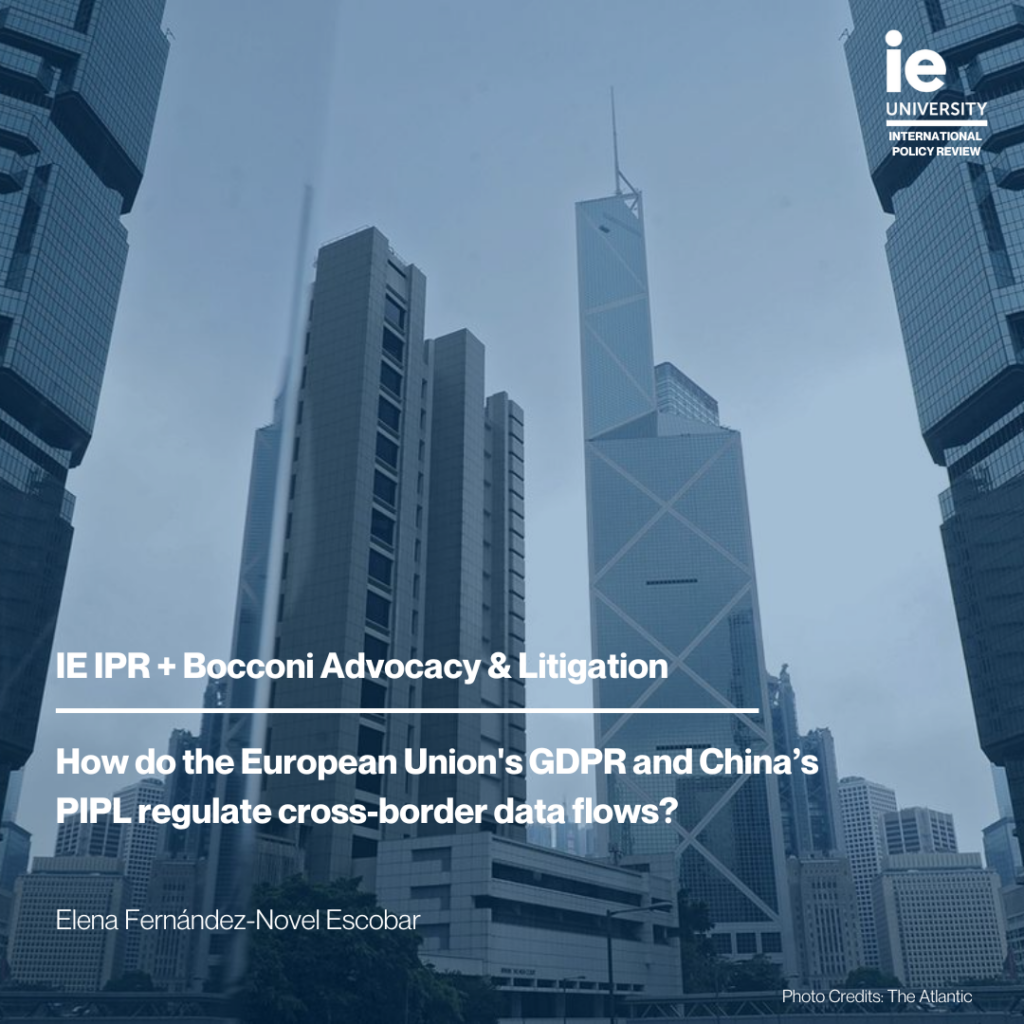How do the European Union’s GDPR and China’s PIPL regulate cross-border data flows ...